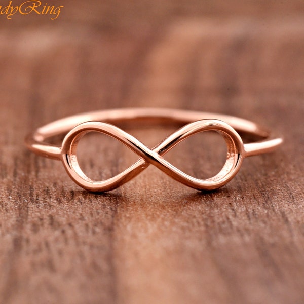Rose Gold Infinity - Etsy