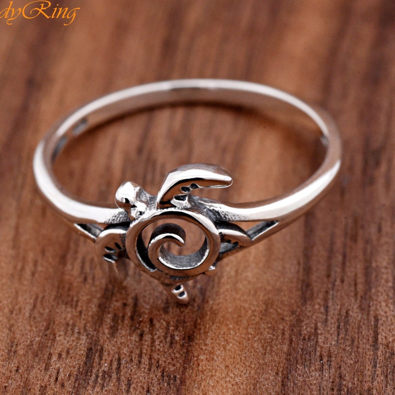 Toe Ring Silver Turtle - Etsy