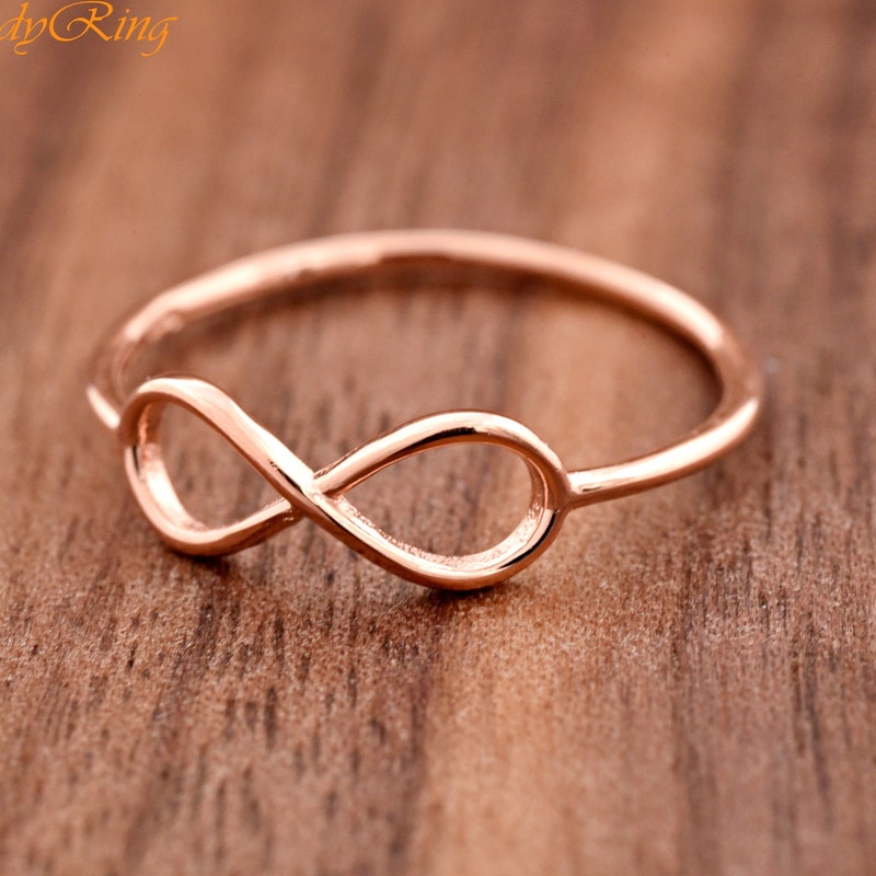 Rose Gold Infinity - Etsy