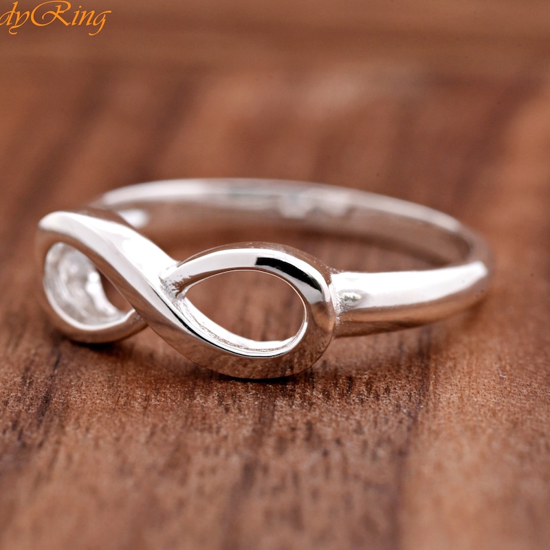 925 Infinity Ring - Etsy