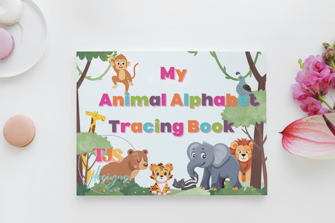 Printable Animal Alphabet Tracing Book for Kids | Fun ABC Letter ...