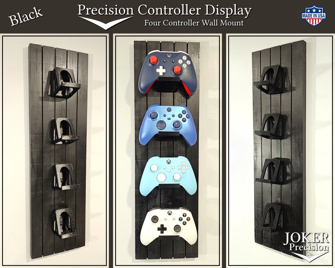 Rustic Black Video Game Controller Display, Holder, Organizer. on ...