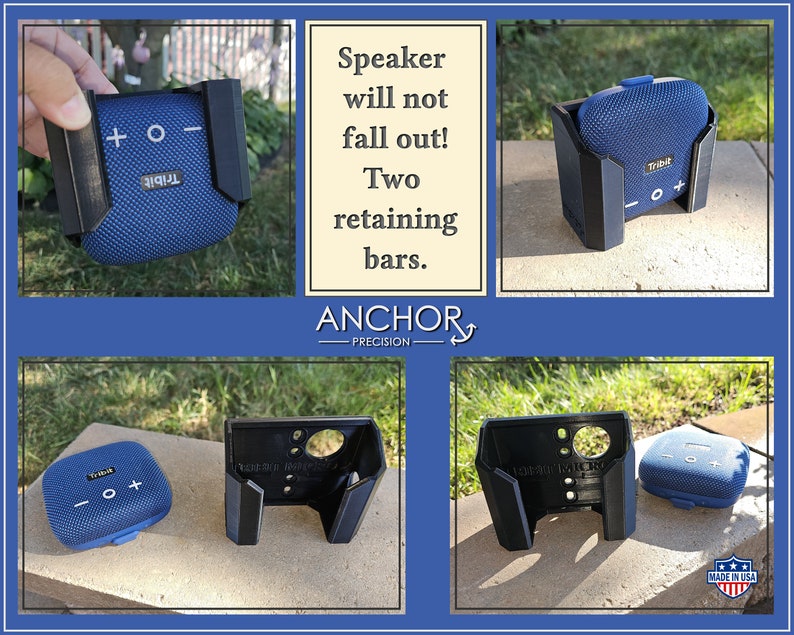 Tribit Stormbox Micro (2) Drop in | Friction Fit | Bluetooth Speaker ...