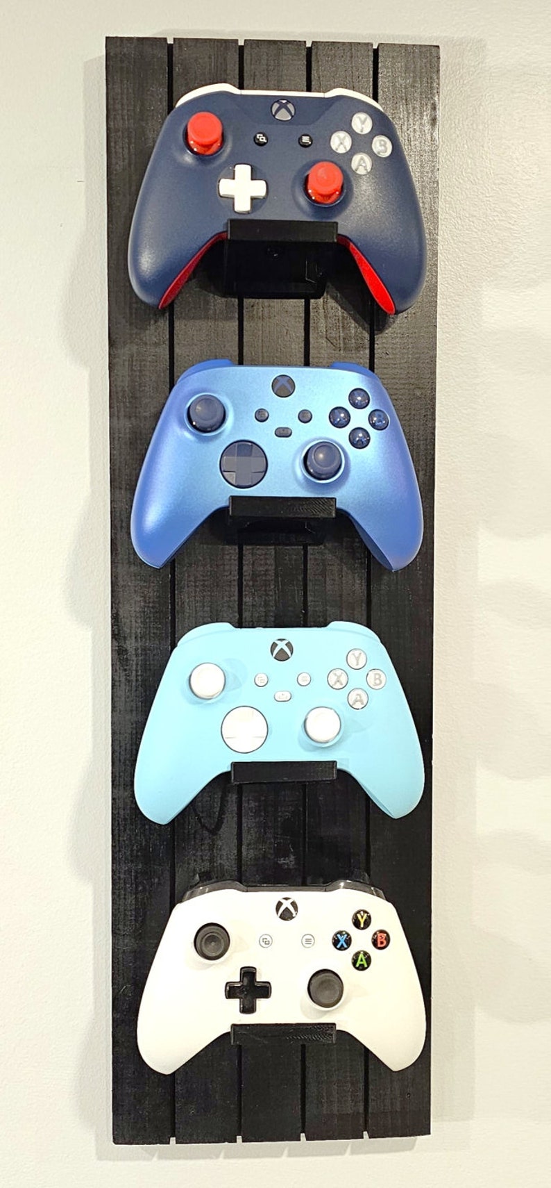 Rustic Black Video Game Controller Display, Holder, Organizer. on ...