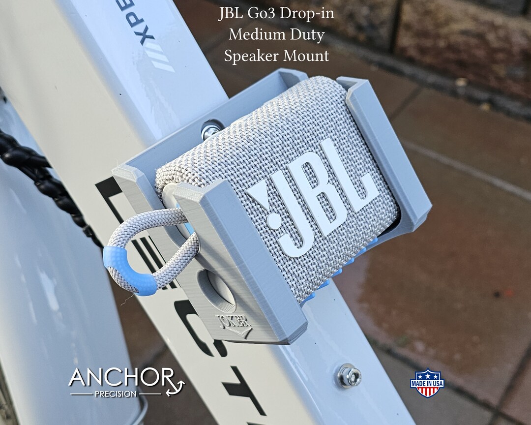 JBL Go3 Drop in - Medium Duty - Bluetooth Speaker Mounting System - Etsy