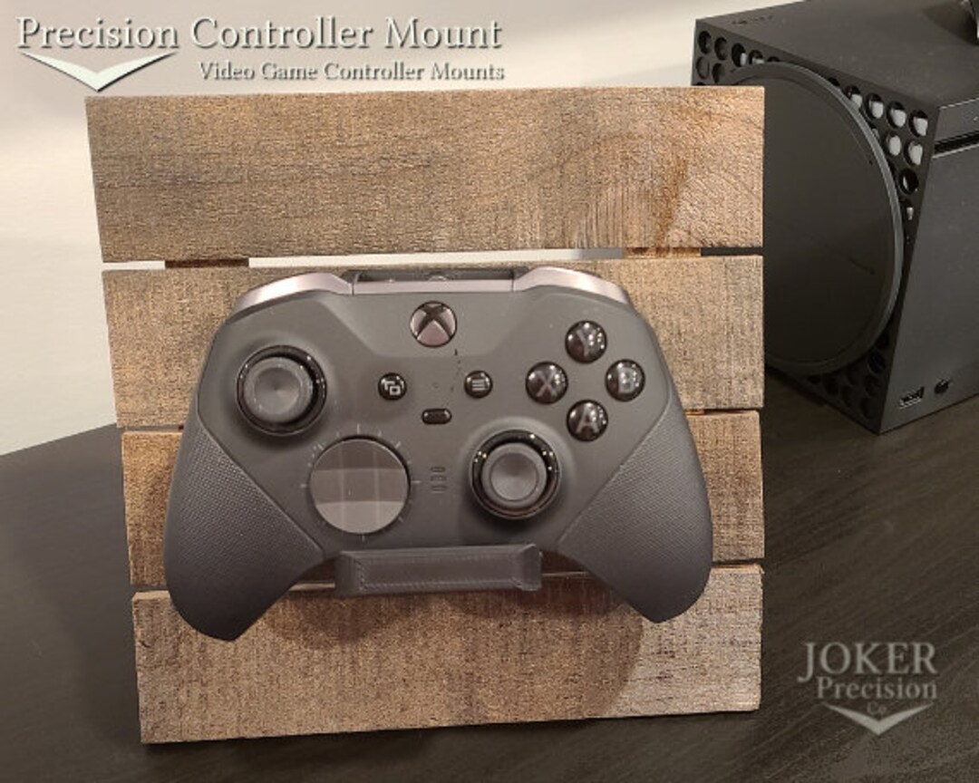 Video Game Controller Holder / Display Mounted on Wood Pine Board, Wall ...