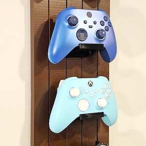Rustic Brown/black Video Game Controller Display, Holder, Organizer ...