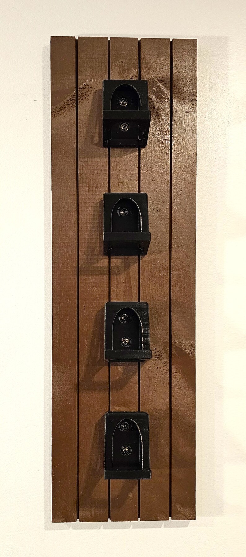 Rustic Brown/black Video Game Controller Display, Holder, Organizer ...