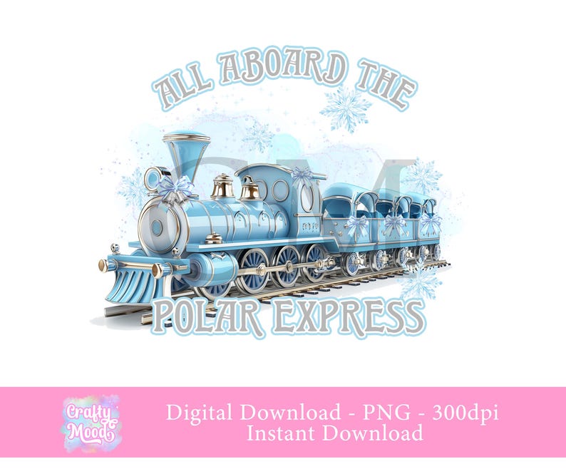 Polar Express Clipart, 2024 Christmas Train, Christmas Clipart ...