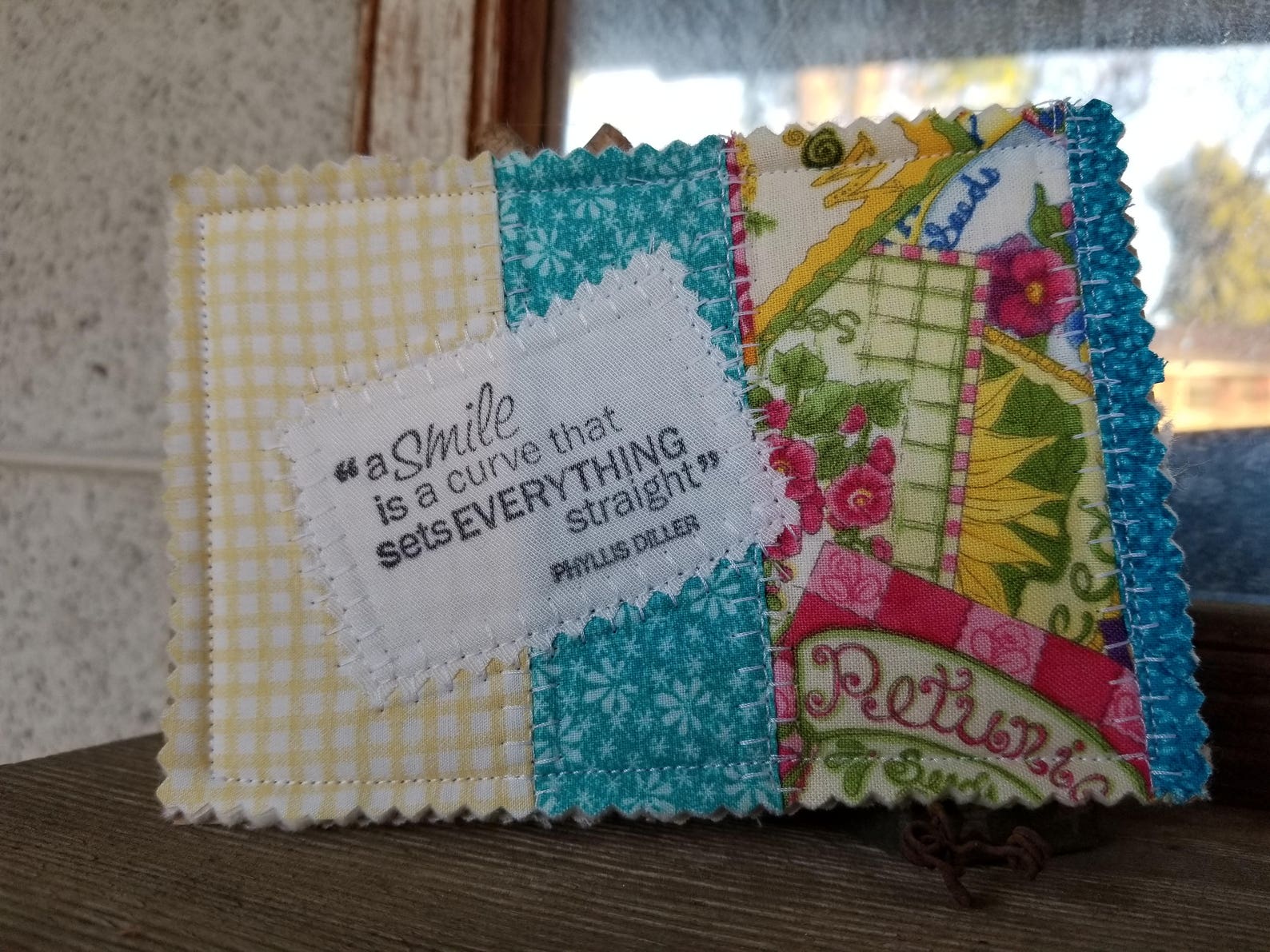 Quilted Fabric Postcards Ready to Mail to That Special Someone With ...
