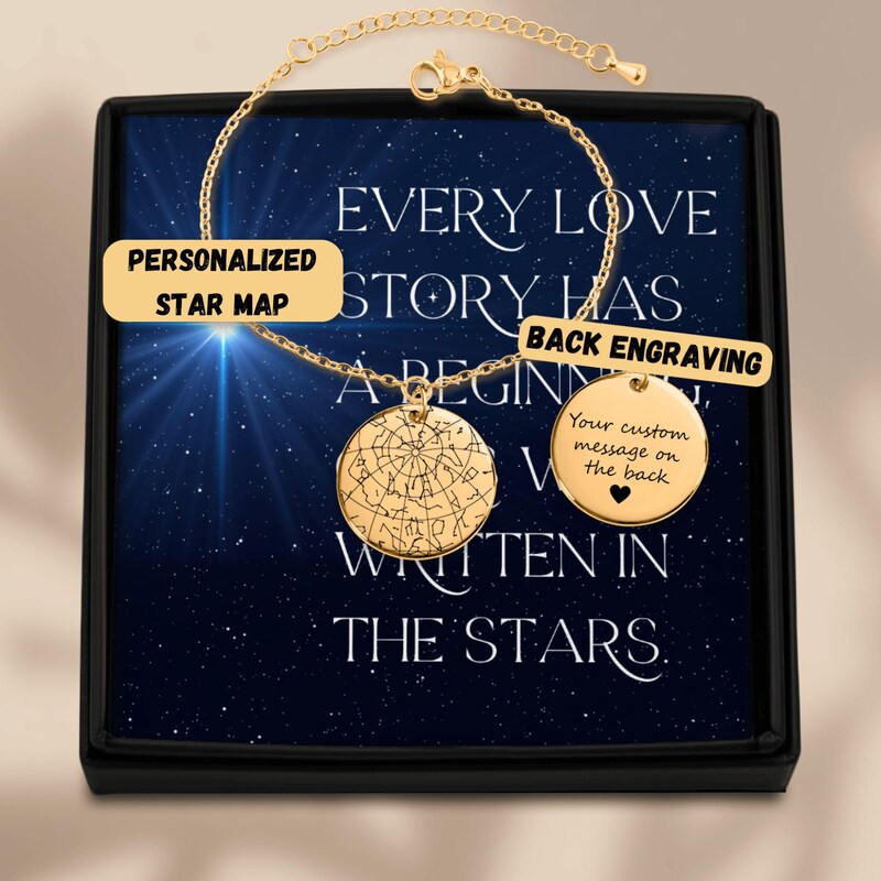 Star Map Jewelry - Etsy