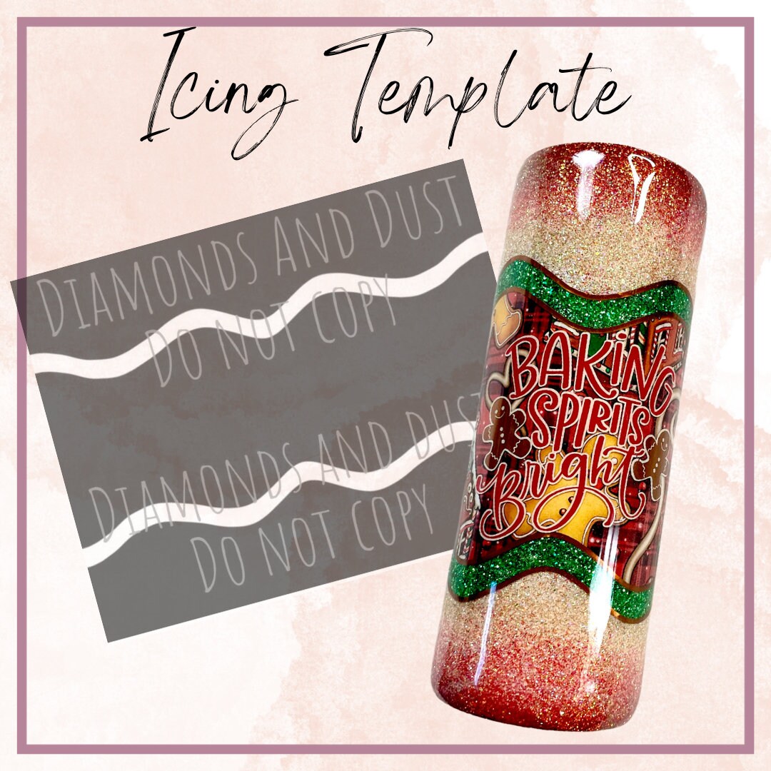 32 Plump Icing Tumbler Wrap SVG Cut File 16 Plump - Etsy
