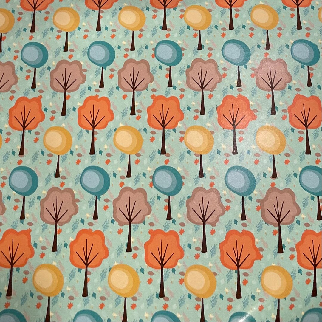 Autumn Trees 1 Patterned Vinyl - Etsy