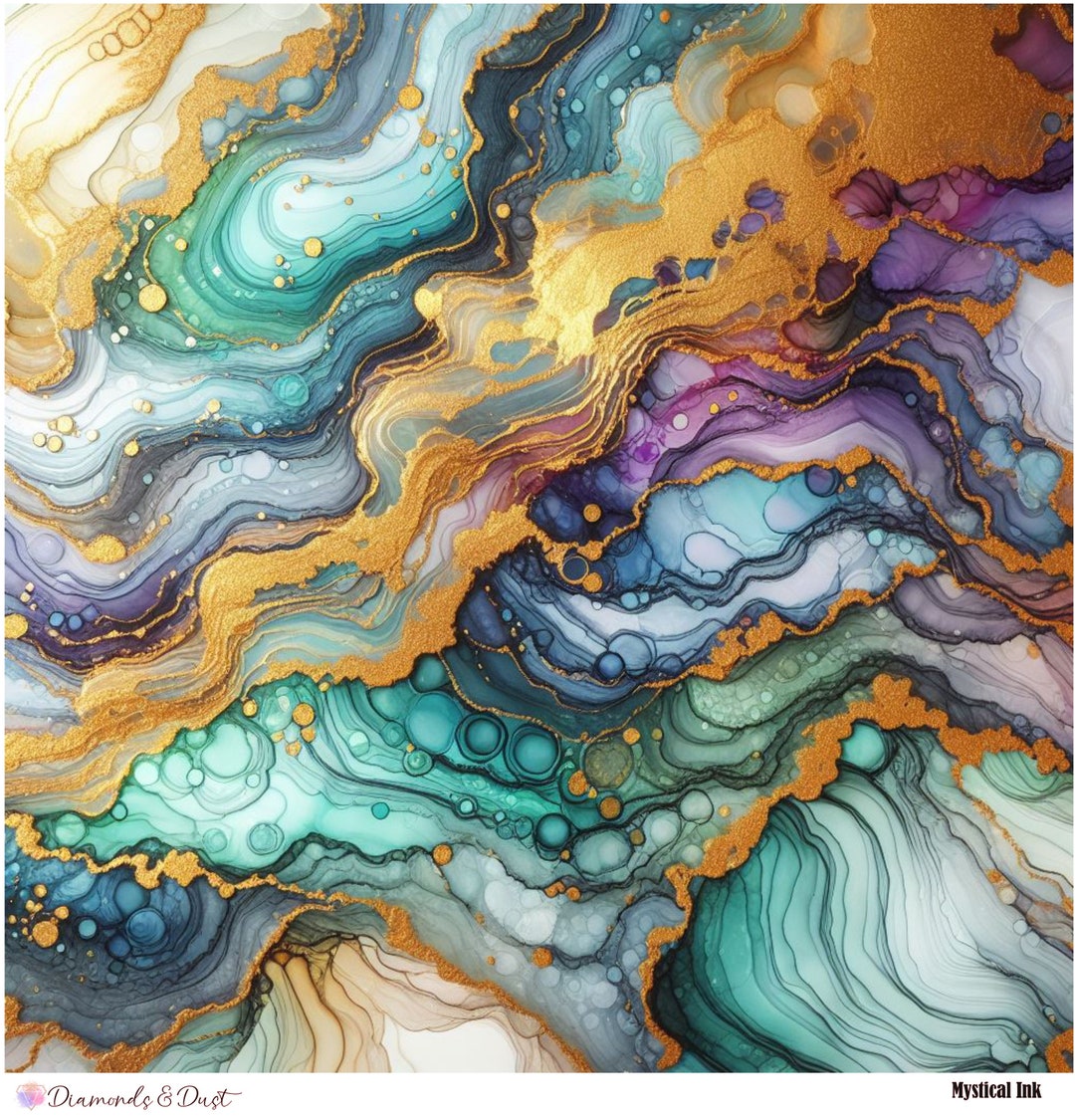 Mystical Ink Patterned Vinyl - Etsy
