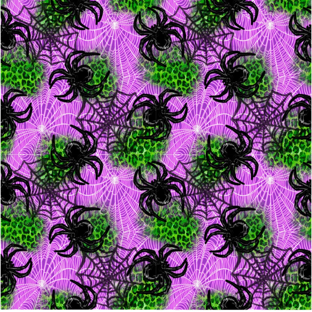 Purple Spider Patterned Vinyl - Etsy