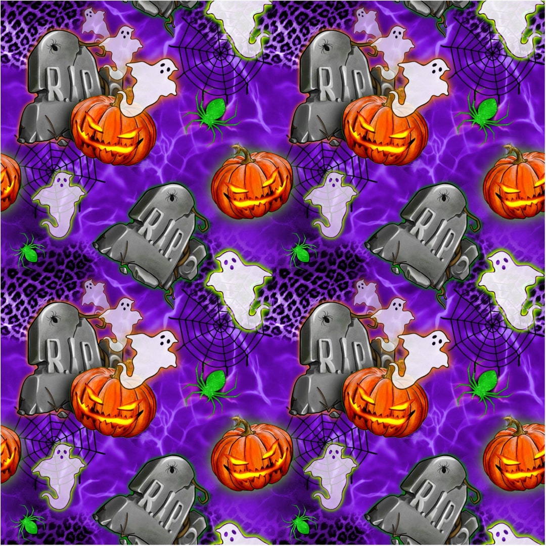 RIP Ghosts Patterned Vinyl - Etsy