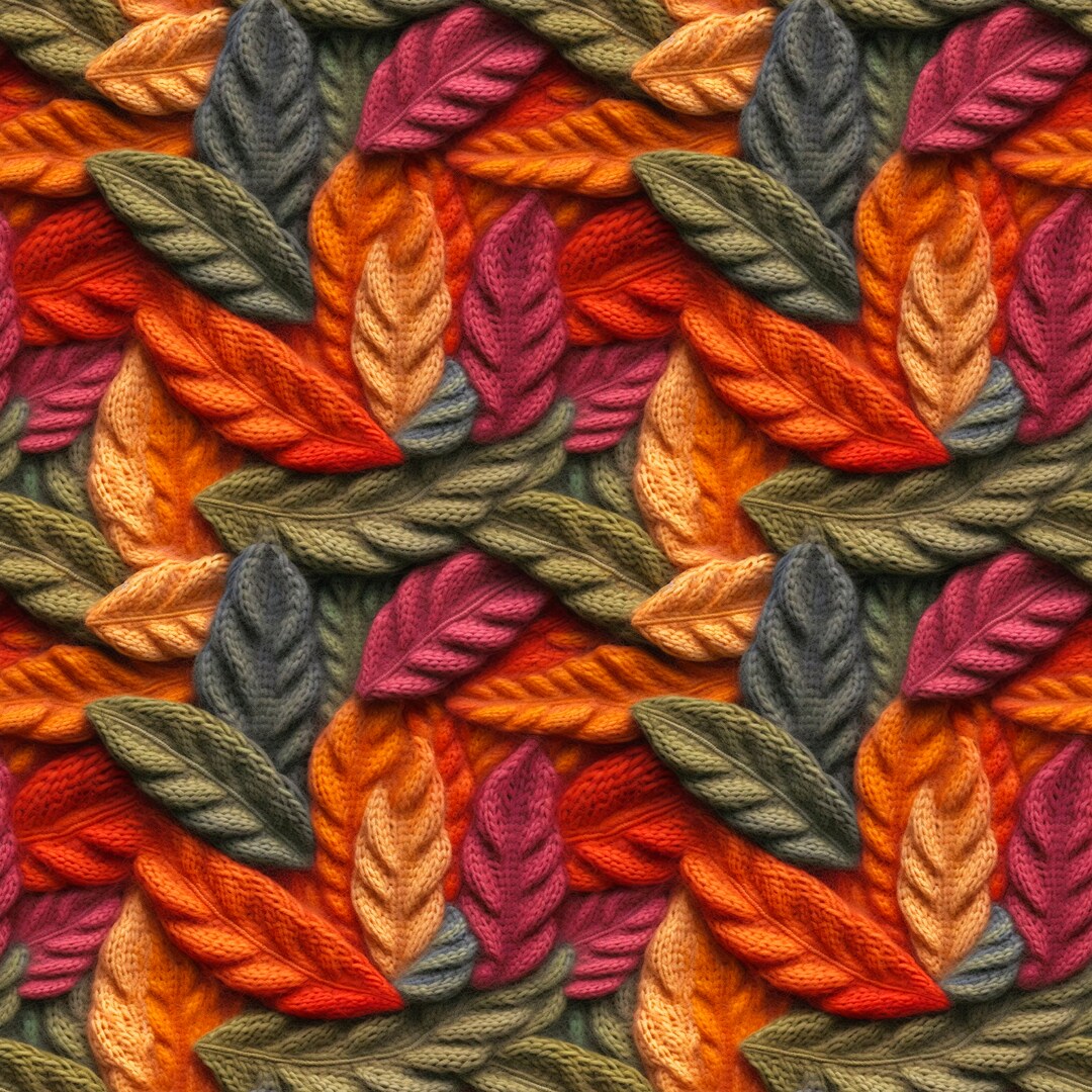 Fall Knit Patterned Vinyl - Etsy