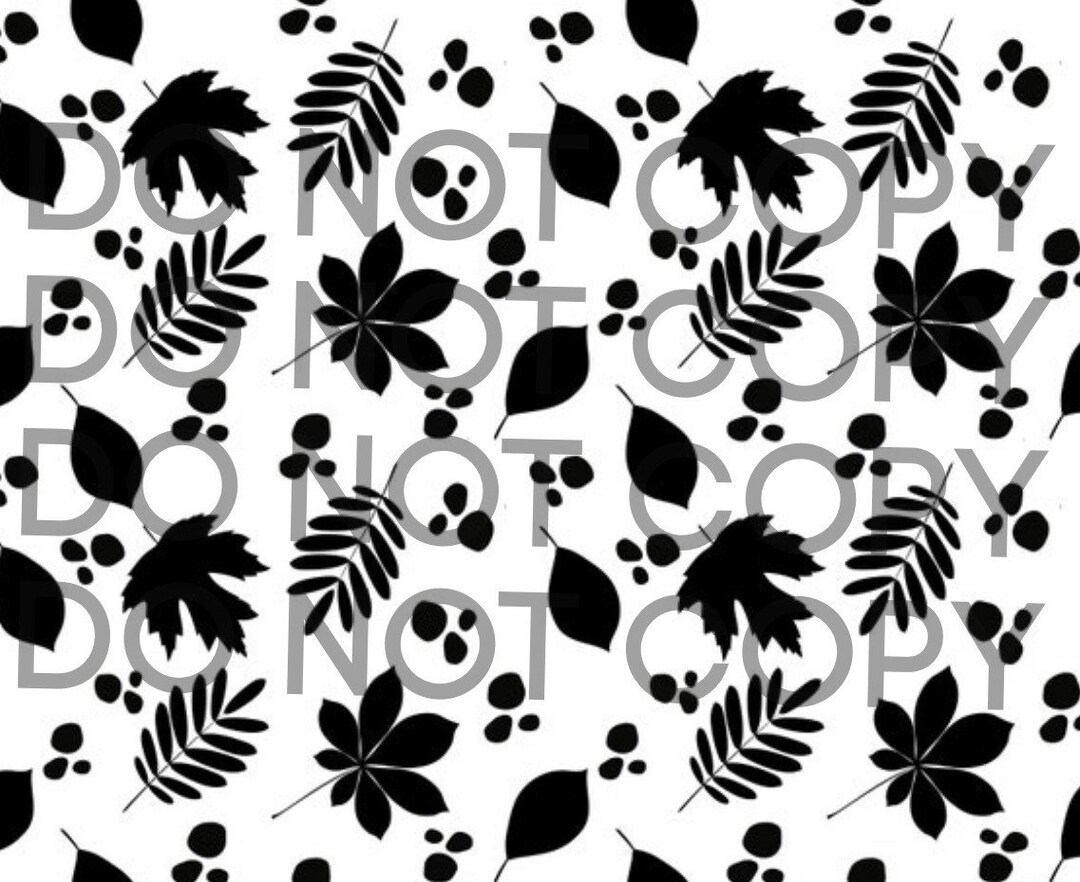 Leaves and Dots Pattern Svg Cut File - Etsy