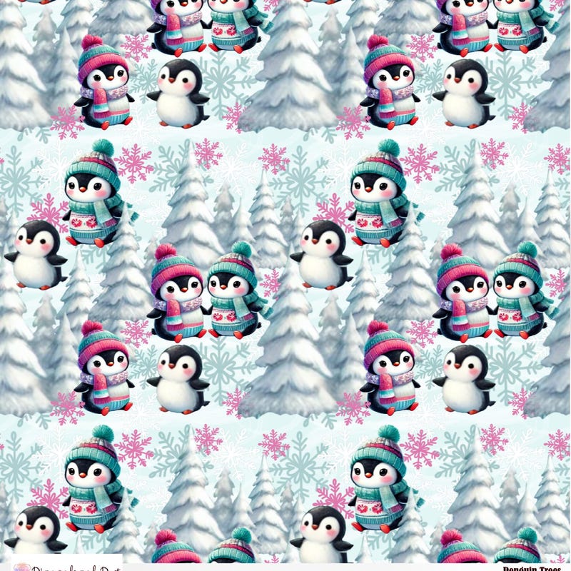 Penguin Vinyl Sheet - Etsy