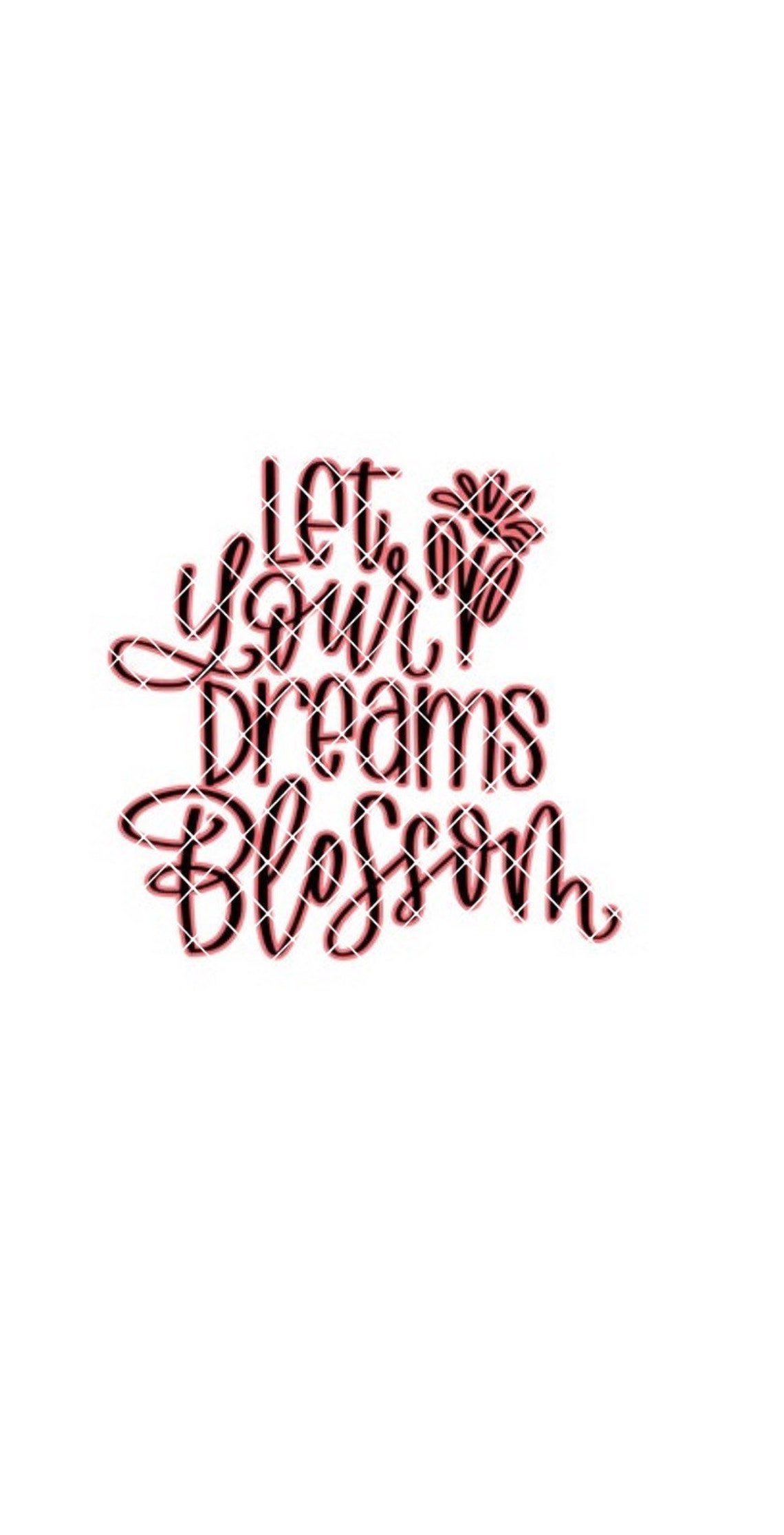 Let your dreams blossom with offset digital download | Etsy