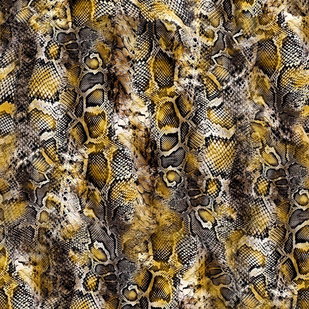 Snake Yellow Patterned Vinyl - Etsy