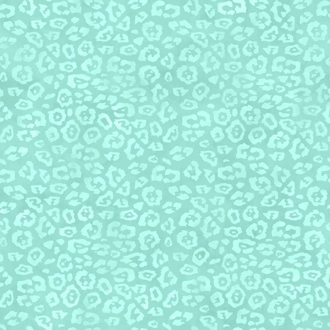 Teal Cheetah Patterned Vinyl - Etsy