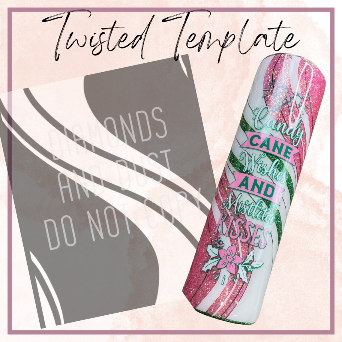 32 Plump Twisted Tumbler Wrap SVG Cut File - Etsy