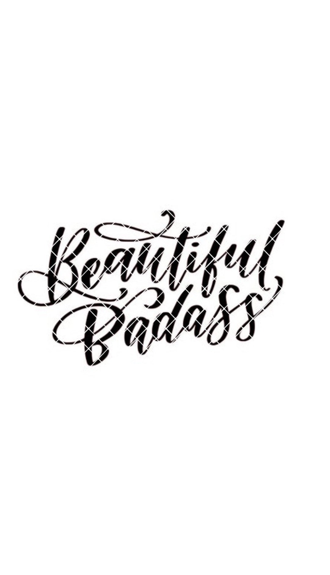 Beautiful Badass With Offset Digital Download - Etsy