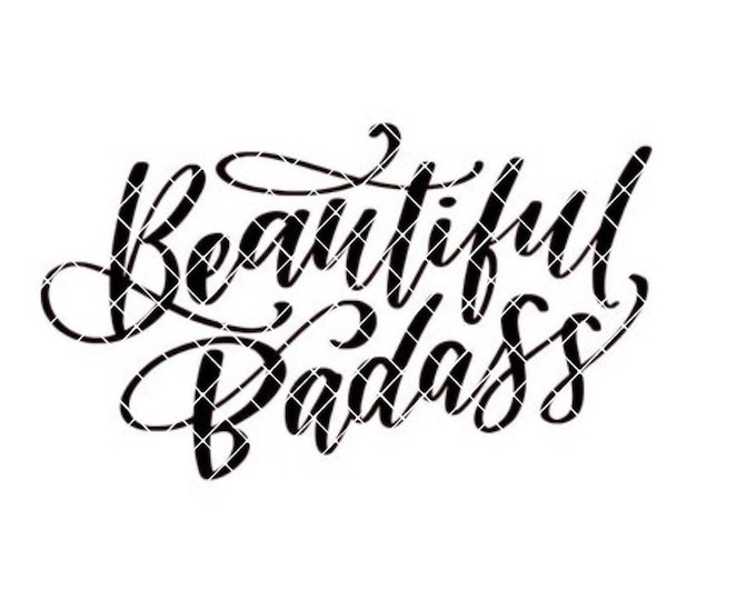 Beautiful Badass With Offset Digital Download - Etsy