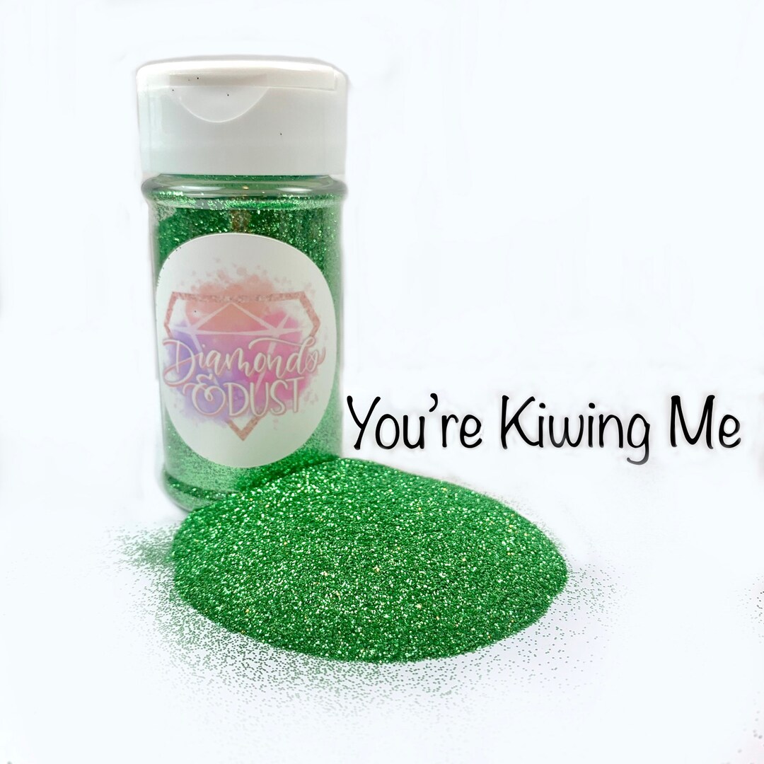 You're Kiwing Me Polyester Loose Glitter 2 Ounces Shaker Jar or Bag ...