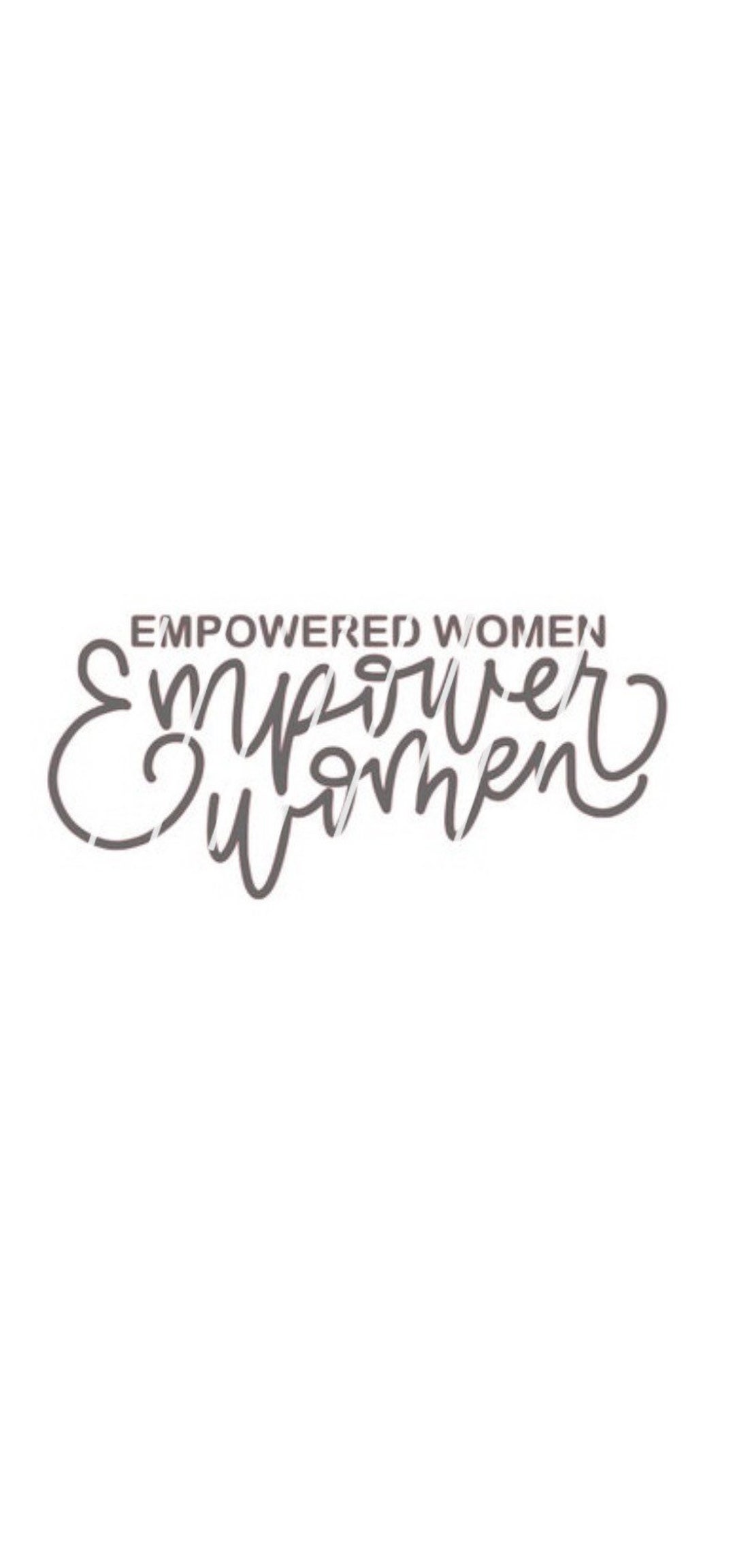 Empowered Women Handlettered SVG - Etsy