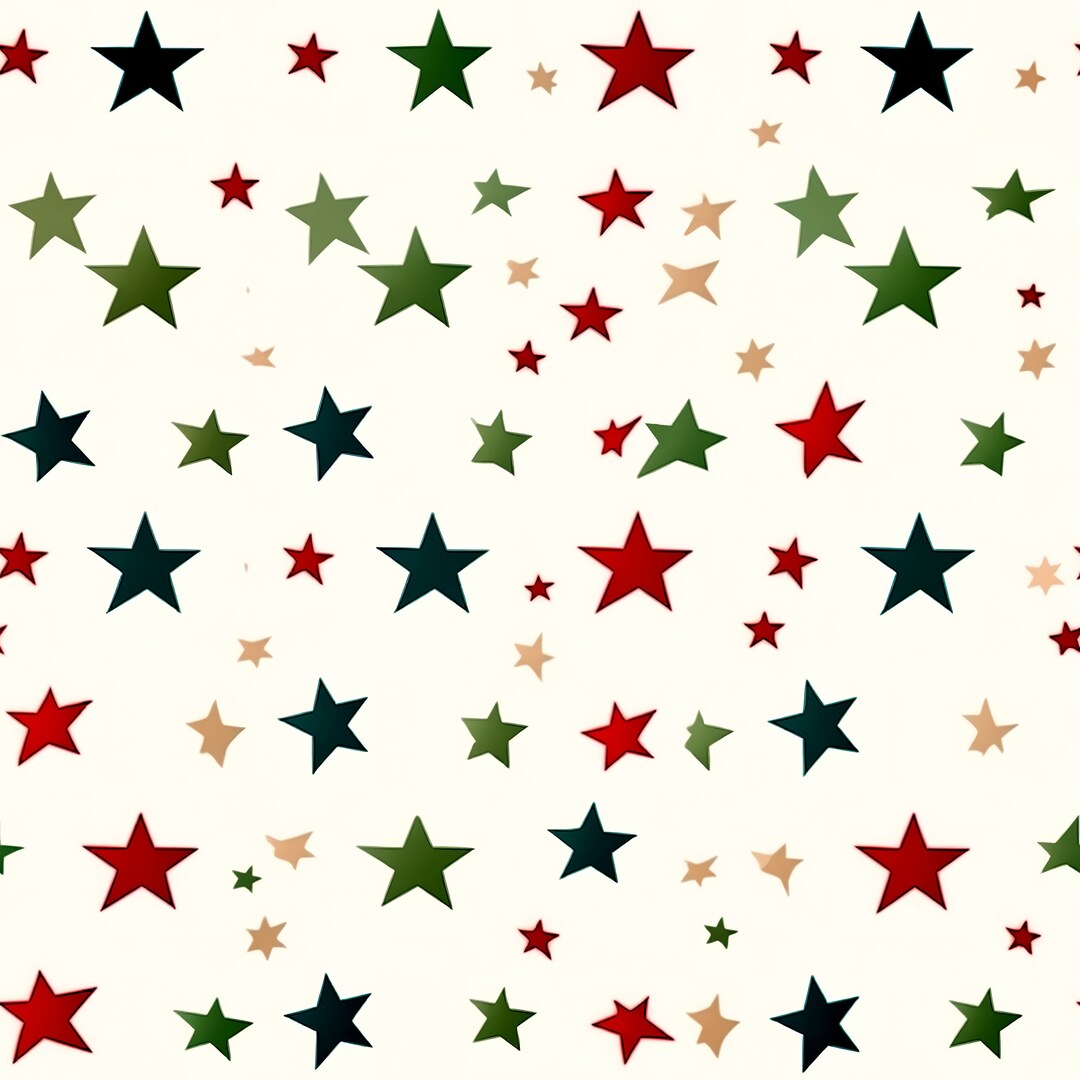 Christmas Stars Patterned Vinyl - Etsy