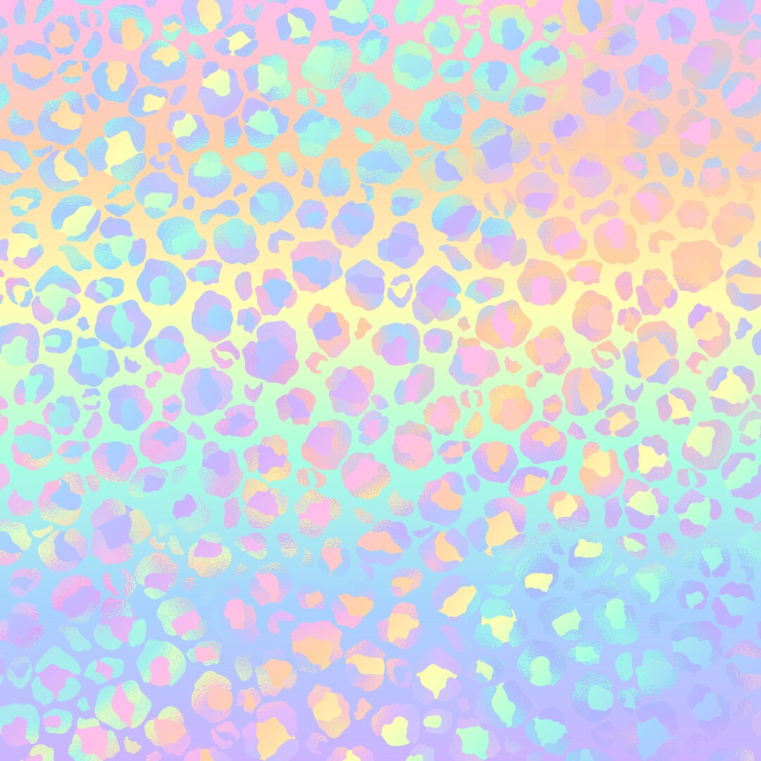 Pastel Leopard 01 Patterned Vinyl - Etsy