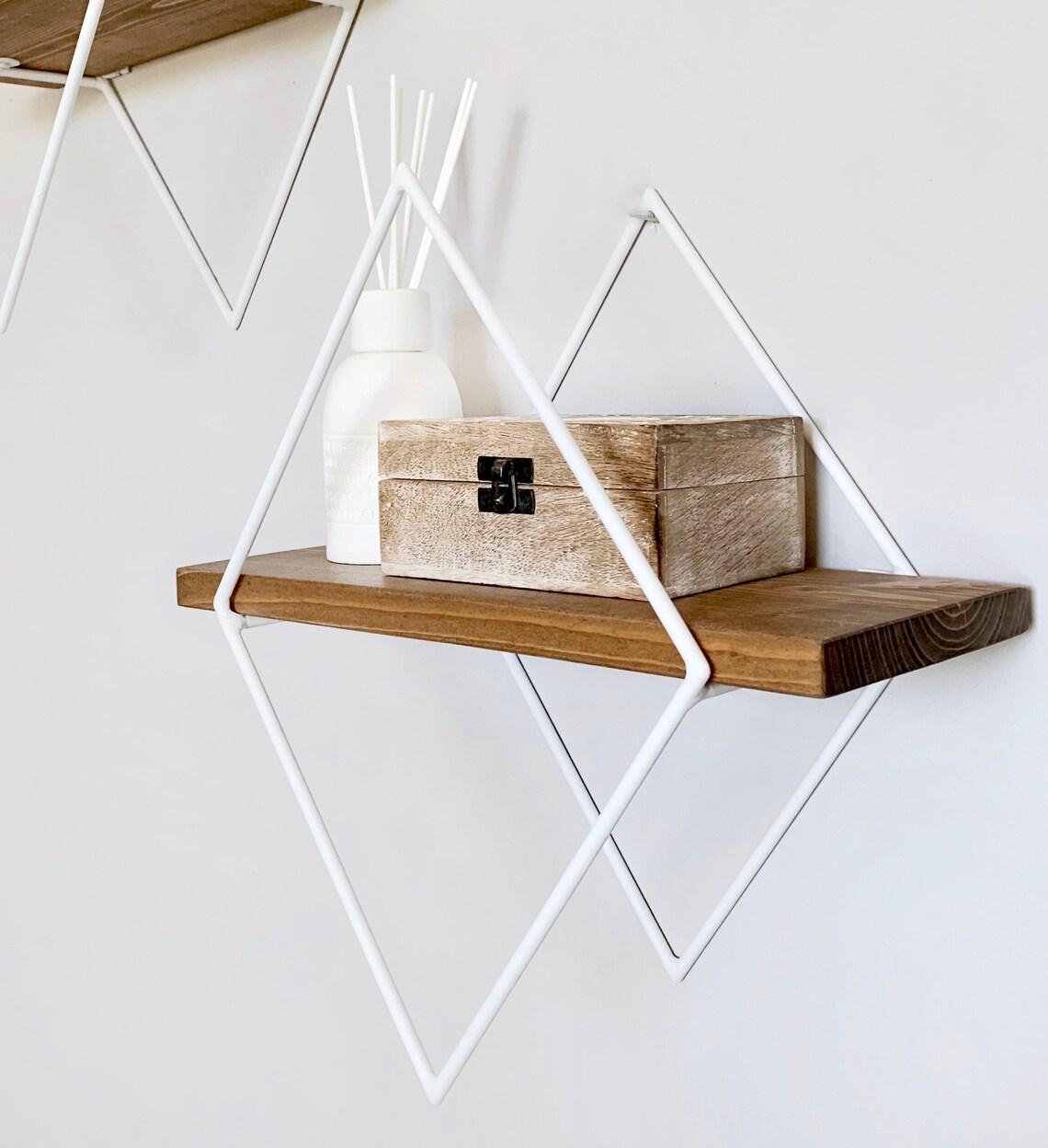 Custom Mini Diamond Shelf SINGLE Diamond Shelf Geometric | Etsy
