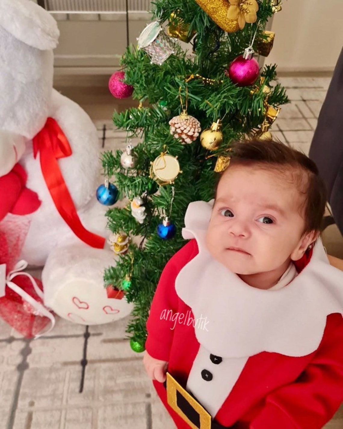 Santa Baby Costume Little Santa Baby Costume Santa Toddler Red ...