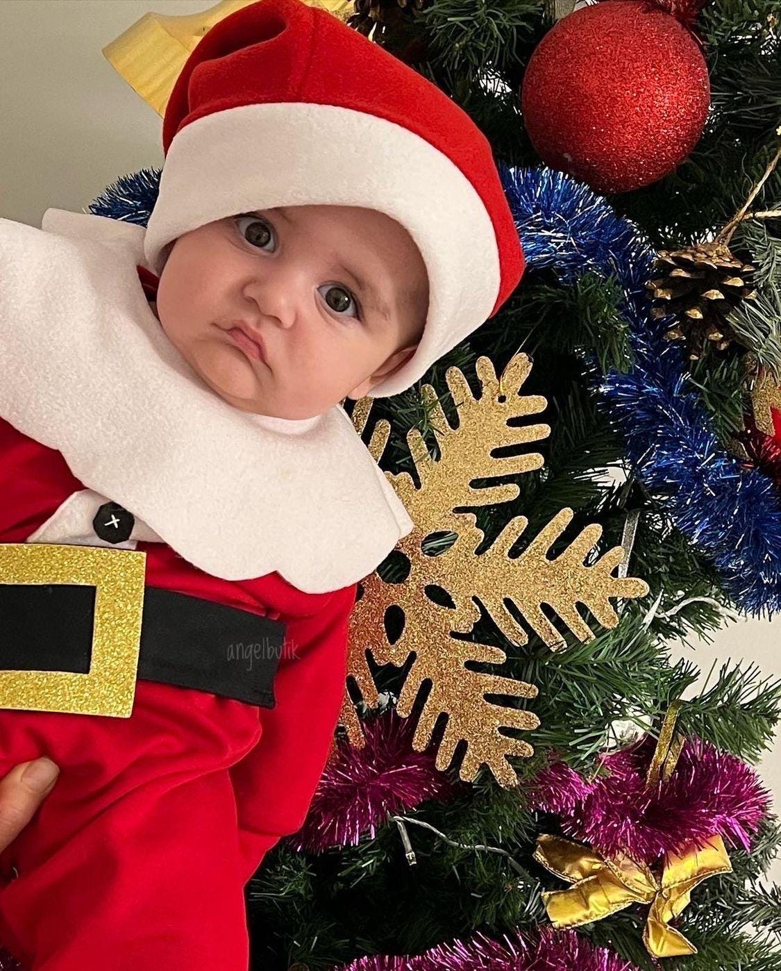 Santa Baby Costume Little Santa Baby Costume Santa Toddler Red ...