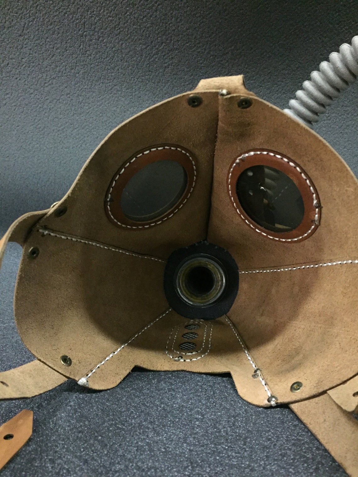 A Death Korps of Krieg Leather gas mask. Warhammer 40000 | Etsy