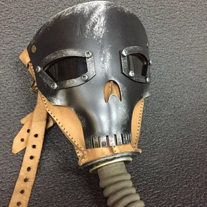 A Death Korps of Krieg Grenadier Leather gas mask with | Etsy