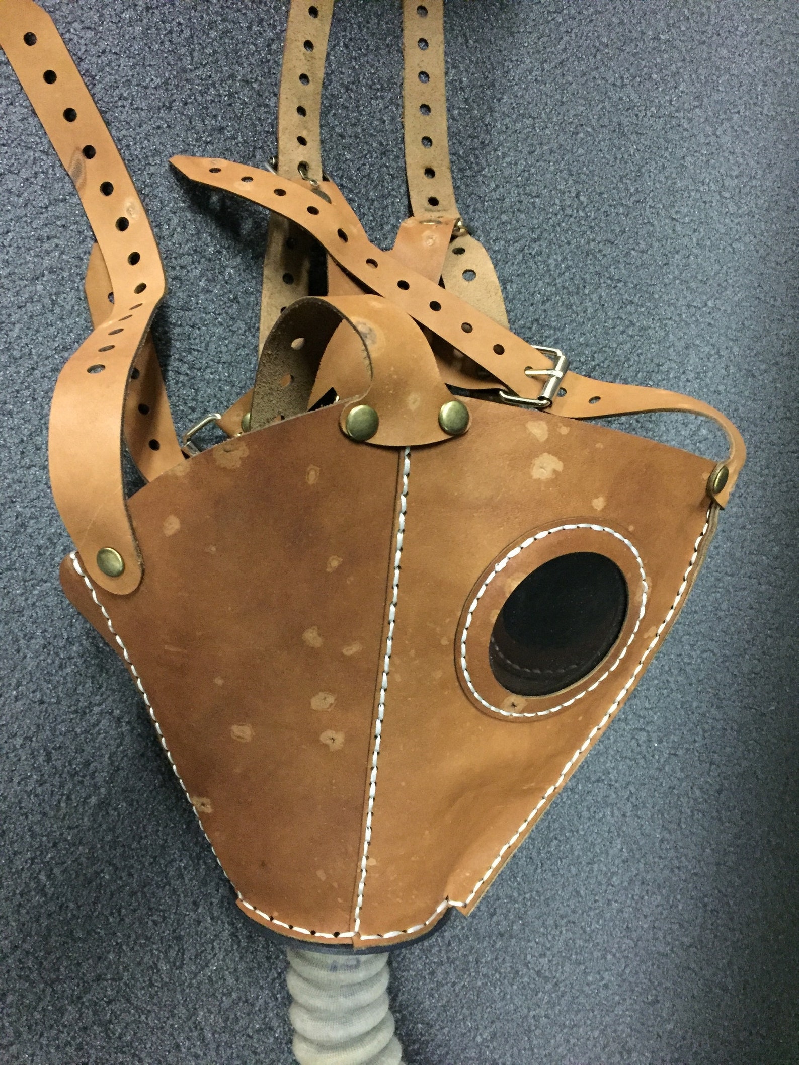 A Death Korps of Krieg Leather gas mask. Warhammer 40000 | Etsy