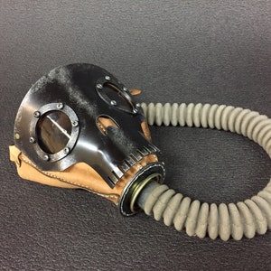 A Death Korps of Krieg Grenadier Leather gas mask with | Etsy