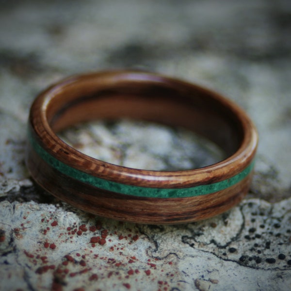 African Wood Ring - Etsy
