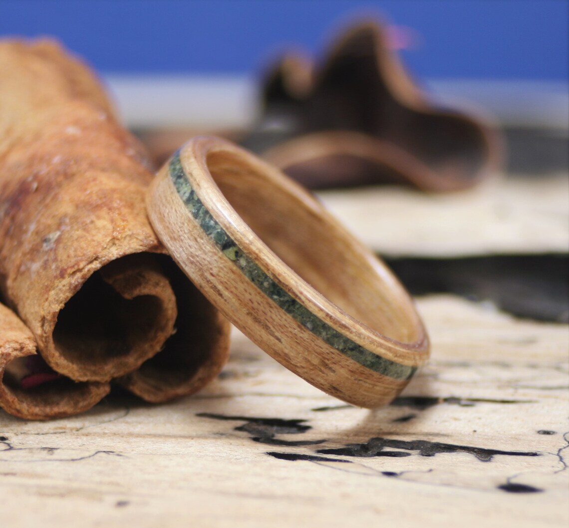 Bentwood Ring Japanese Sen Jade Wood Wooden Wedding - Etsy