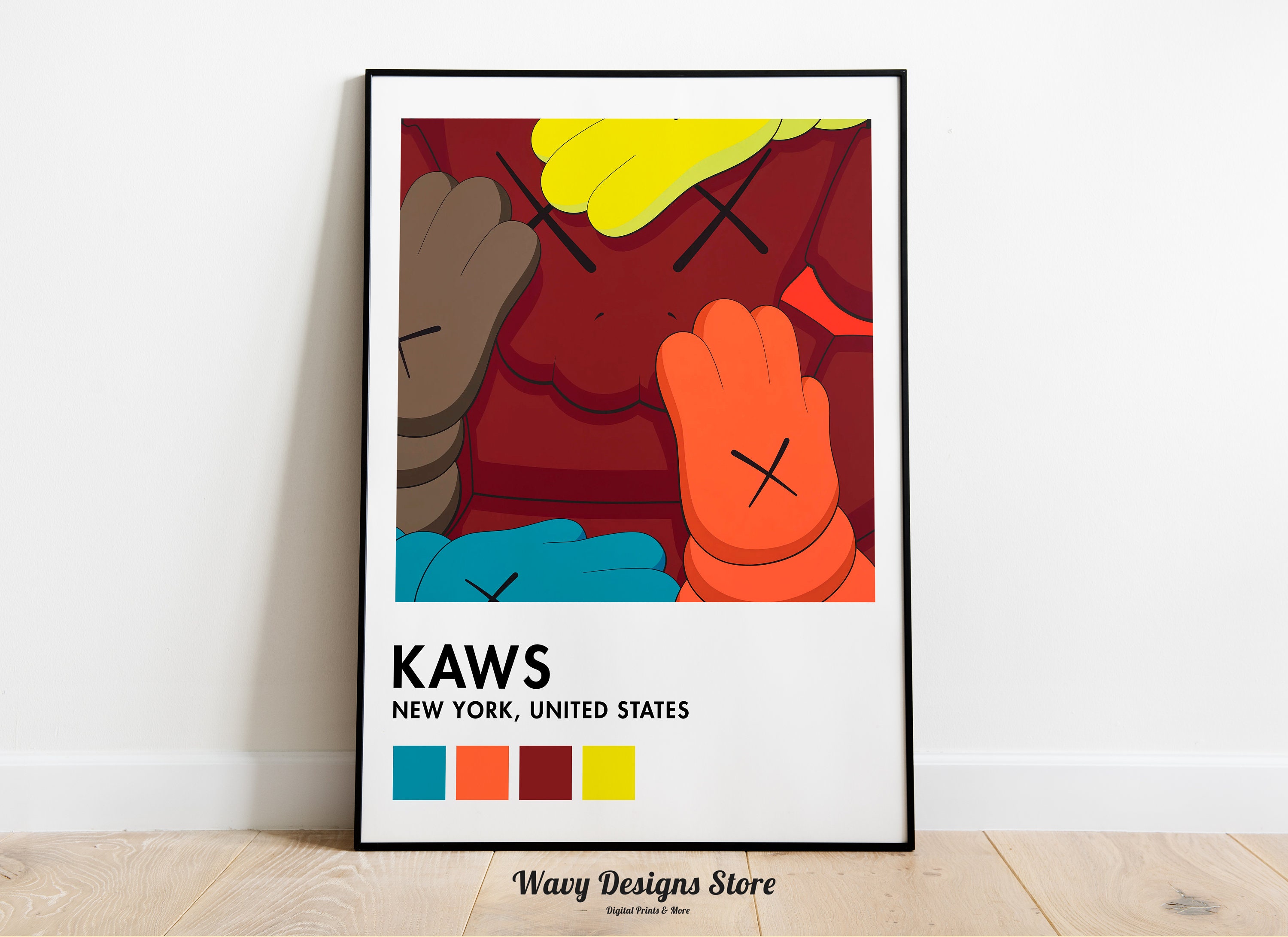 Kaws Poster for sale | Only 4 left at -65%