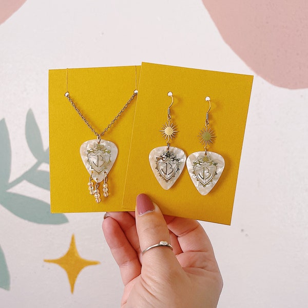 Guitar Pick Earrings - Etsy