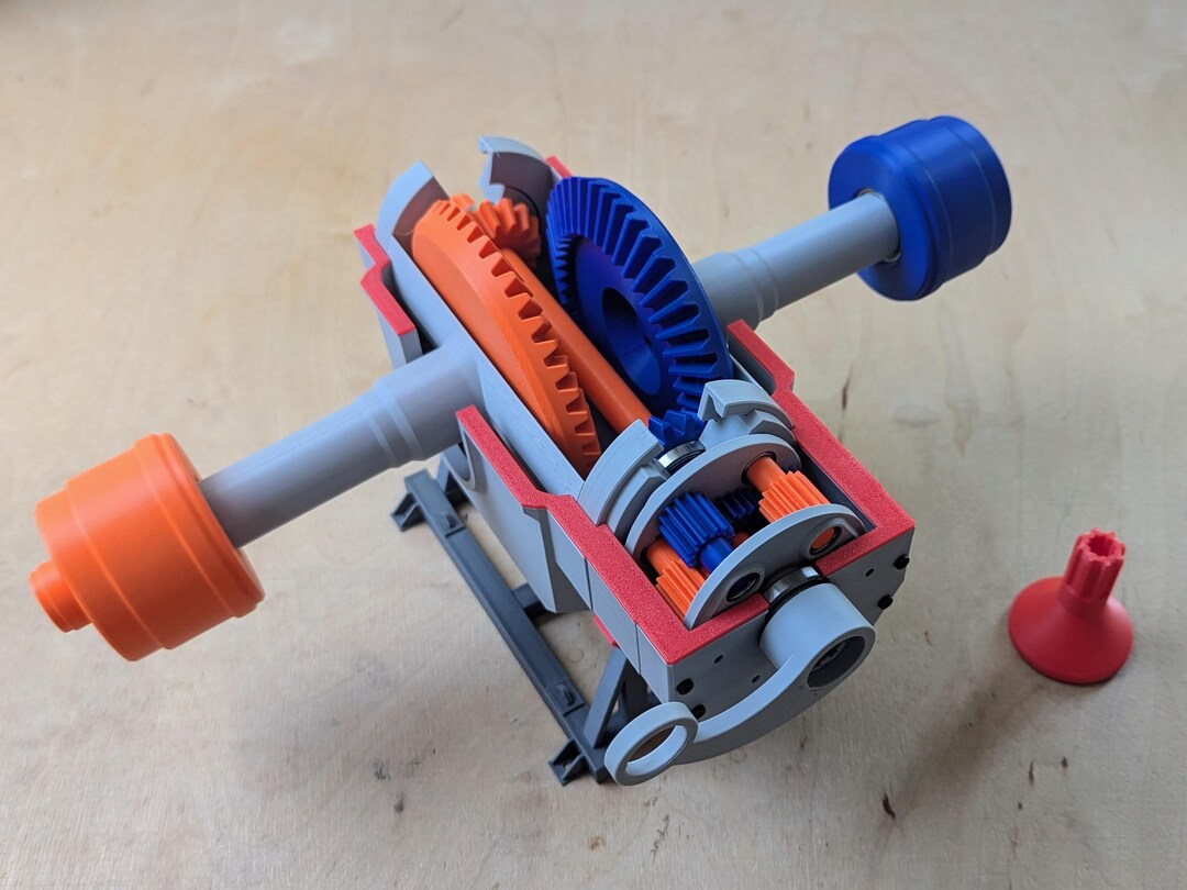 Display Model of a Tatra Axle With Differential and Diff Lock - 10x14 ...