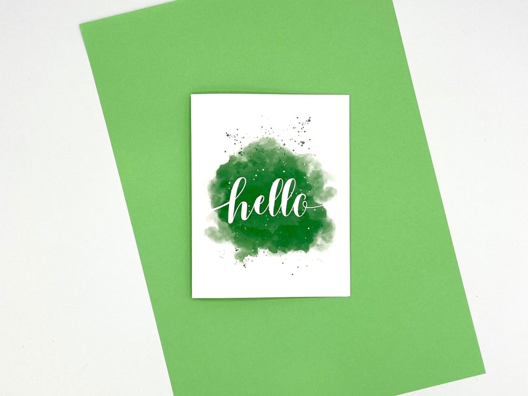 Hello How Are You Greeting Card • Comes With Inspiring Quote Card ...