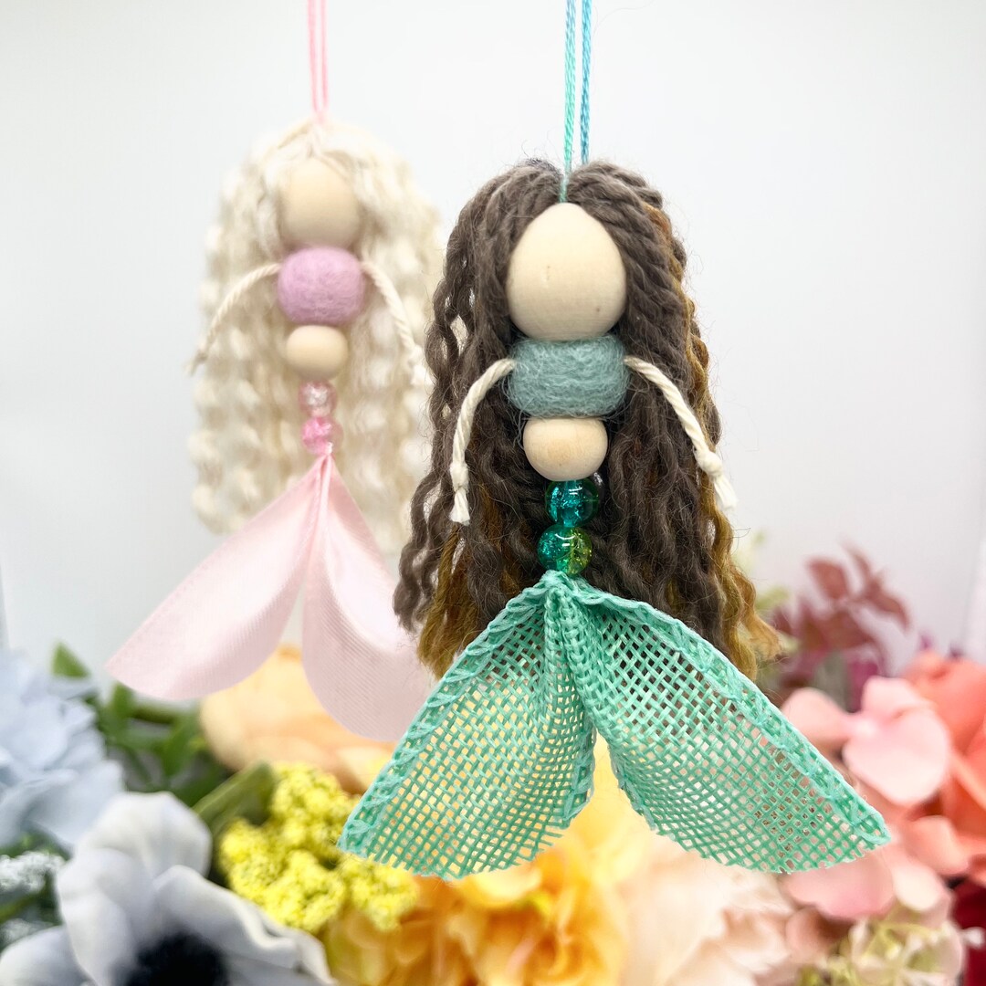 Handmade Diffuser Mermaid Ornament + Greeting Card • Mermaid Gift Set ...