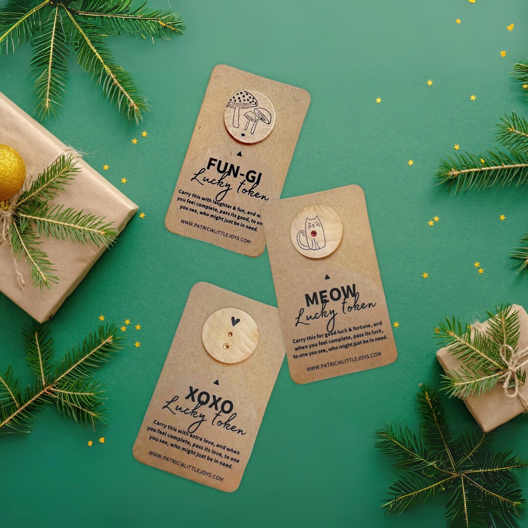 Lucky Pocket Token | Xmas Gift | Carry Love, Laughter and Kindness ...