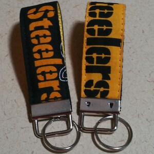 Steelers Key Fob/ Steelers Key Chain/ Key Chain for Men/ Dad Gift ...