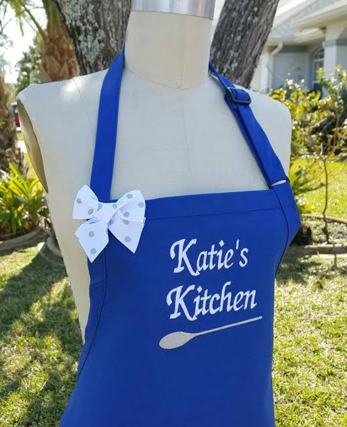Sheila's Kitchen Red Apron Personalized Red Apron With | Etsy